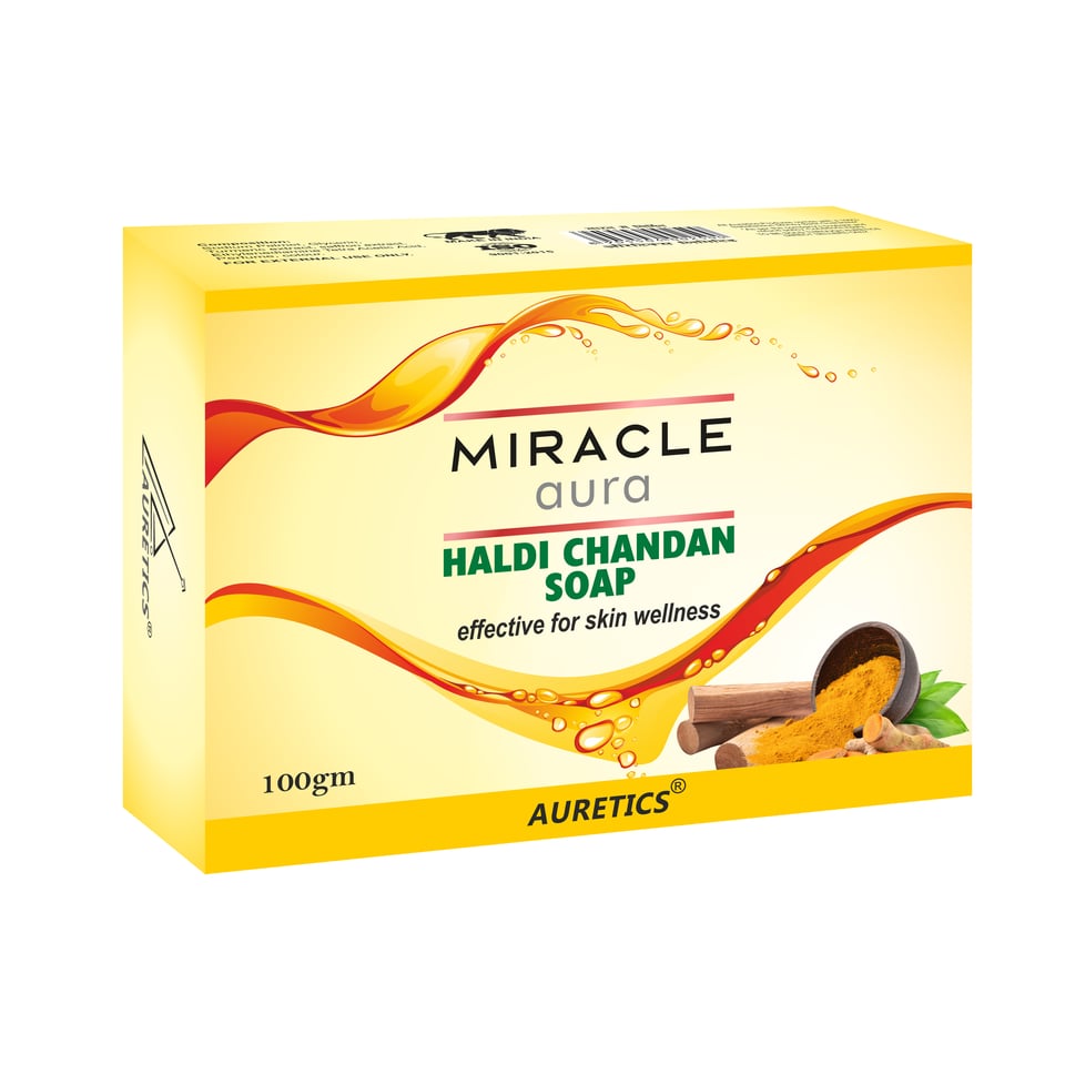 [1+1] MiracleAura: Haldi Chandan Soap PRE GST | Auretics.com | Best ...